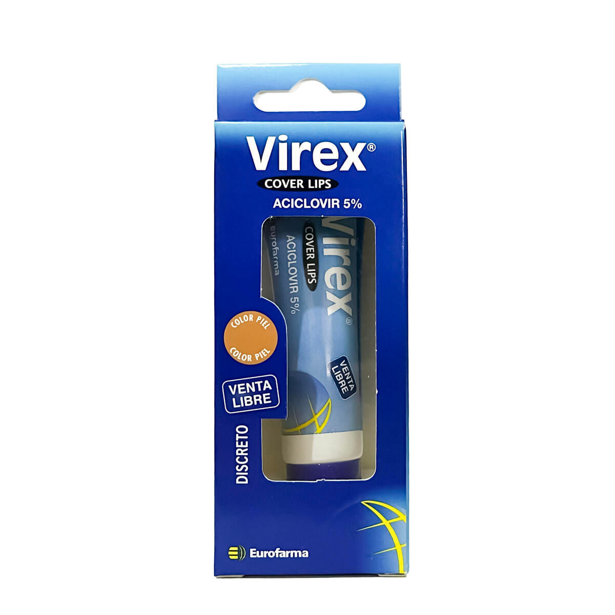 VIREX LABIAL COVER LIPS TUBO X 10 GR