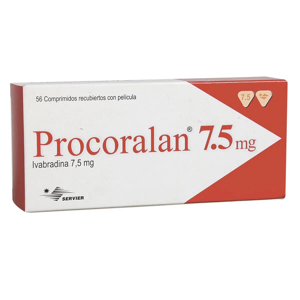 PROCORALAN 7.5 MG CAJA X 56 TABL