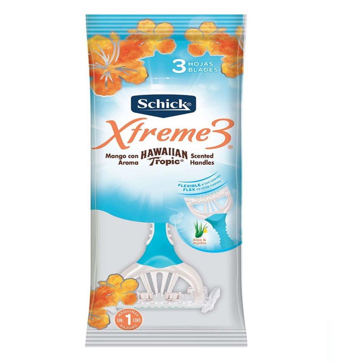 MAQUINA AFEITAR SCHICK XTREME HAWALLAN TRO BLISTER X 1 UND ...