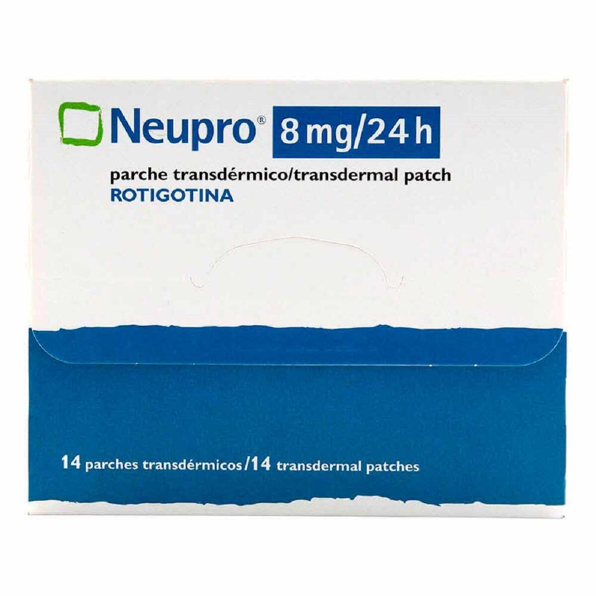 NEUPRO 8 MG PARCHES CAJA X 14 UND