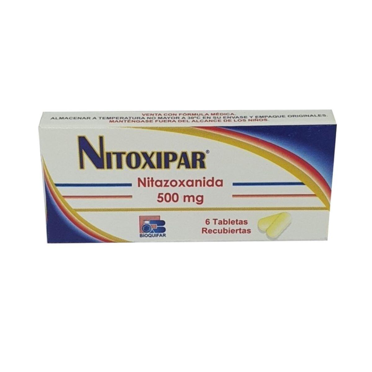 NITOXIPAR 500 MG CAJA X 6 TABL - TuDrogueríaVirtual.com
