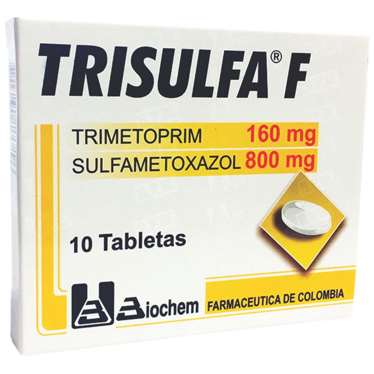 TRISULFA F CAJA X 10 TABL