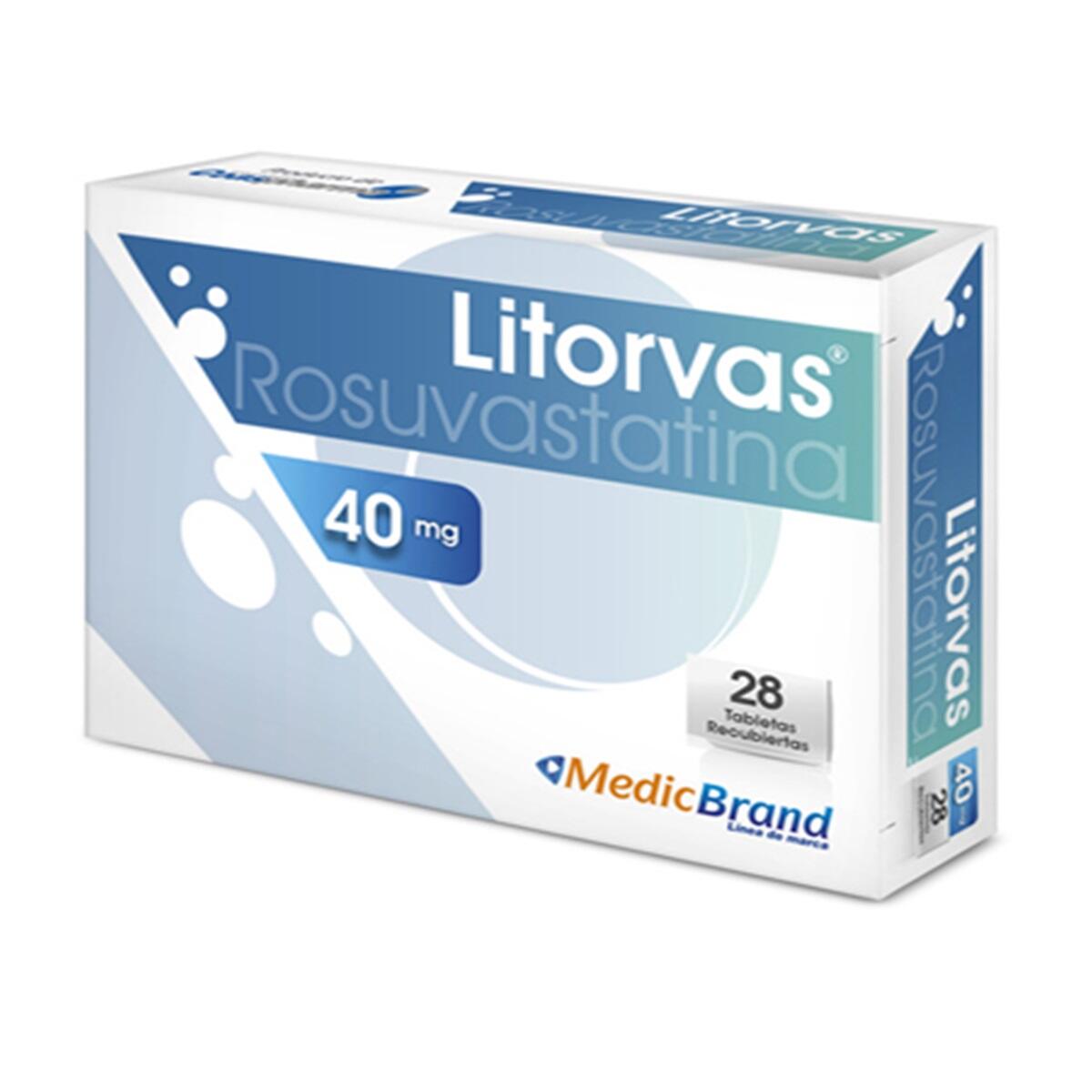 LITORVAS 40 MG CAJA X 28 TABL
