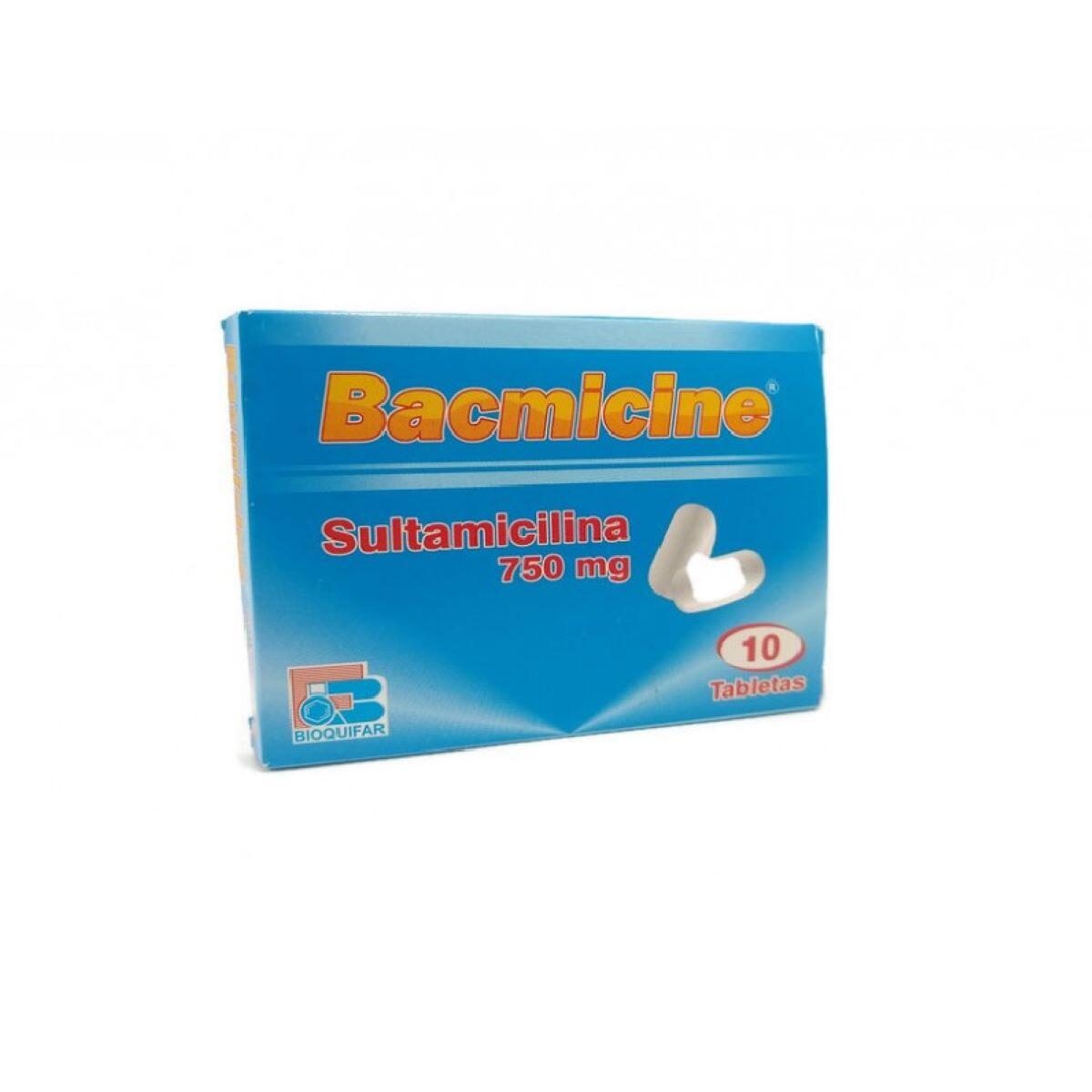 BACMICINE 750 MG CAJA X 10 TAB
