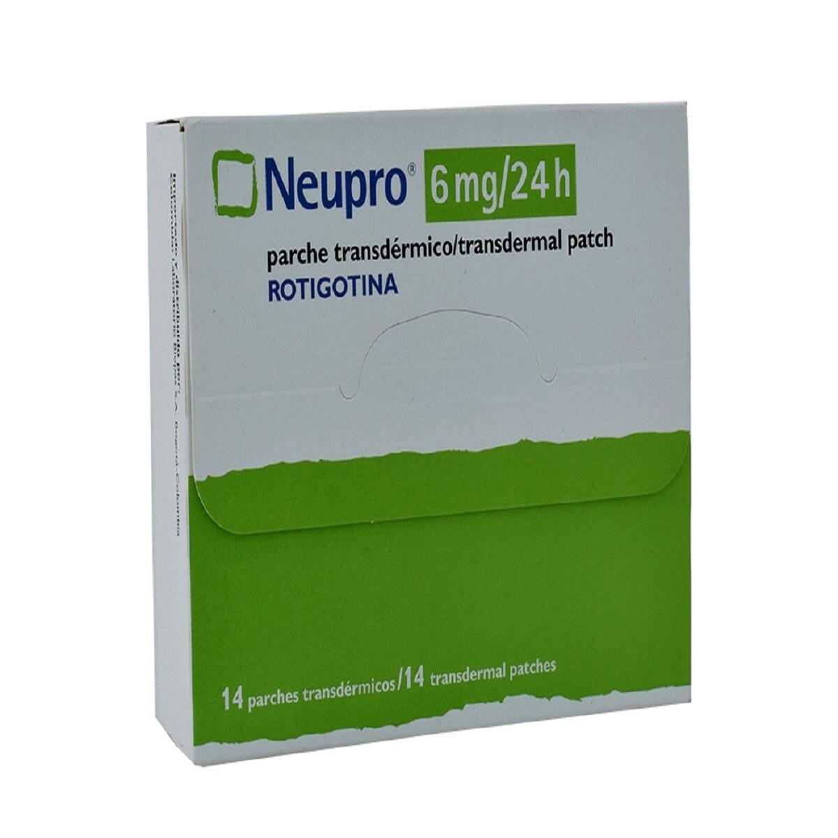 NEUPRO 6 MG PARCHES CAJA X 14 UND