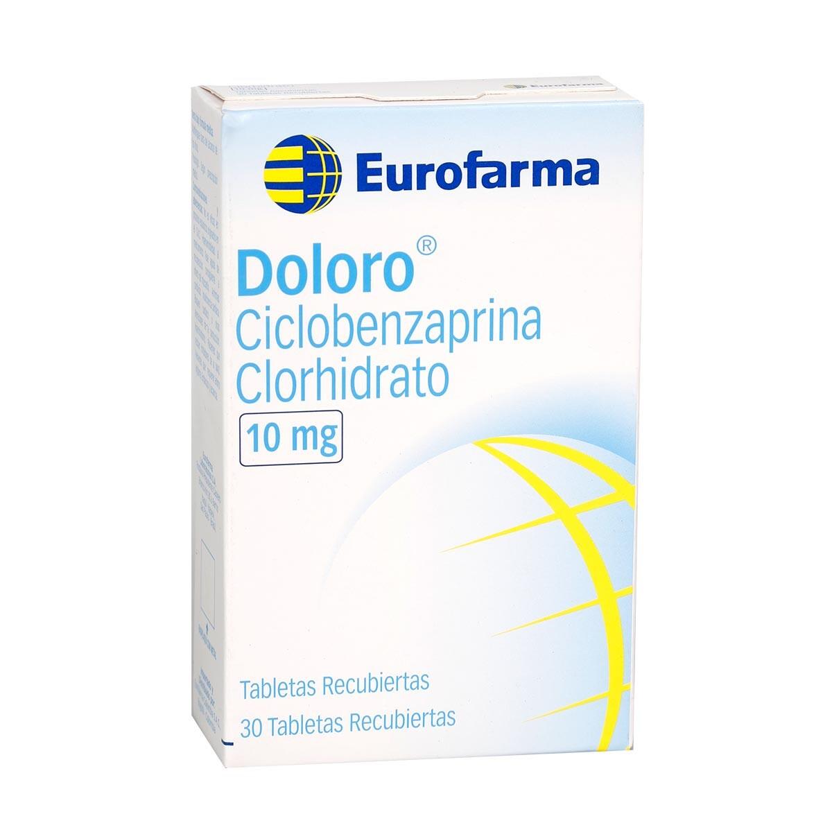 DOLORO 10 MG CAJA X 30 TABL