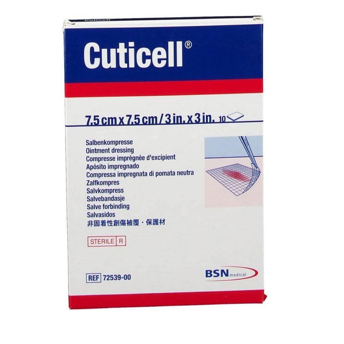 CUTICELL 7.5 CM X 7.5 CM PARCHE X 1 UND