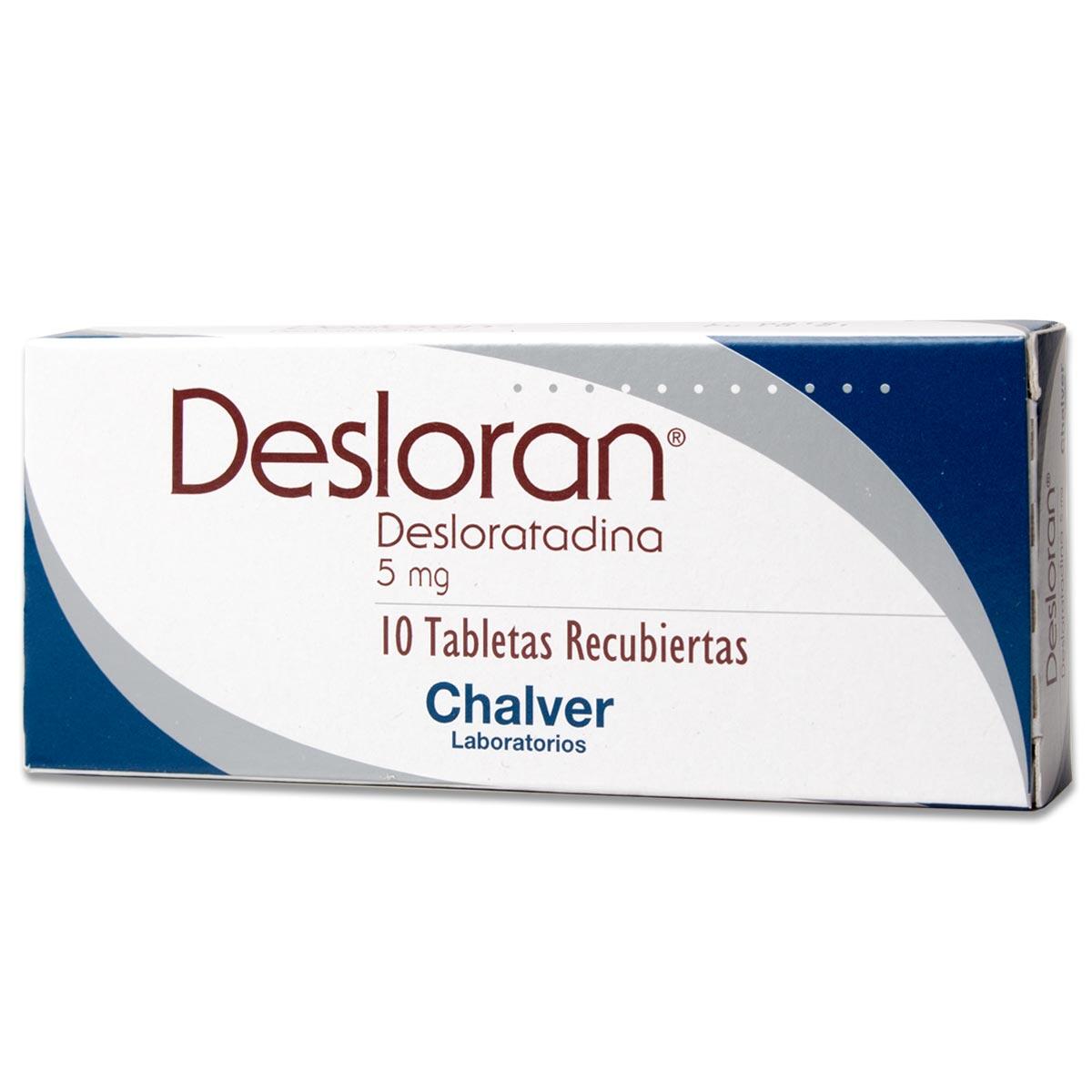 DESLORAN 5 MG CAJA X 10 TABL
