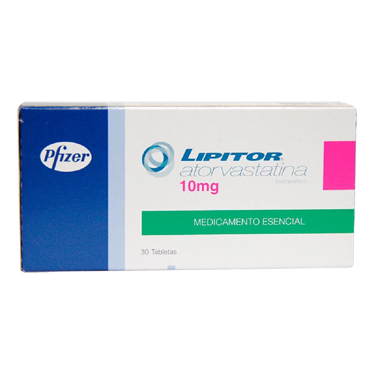 LIPITOR 10 MG CAJA X 30 TABL