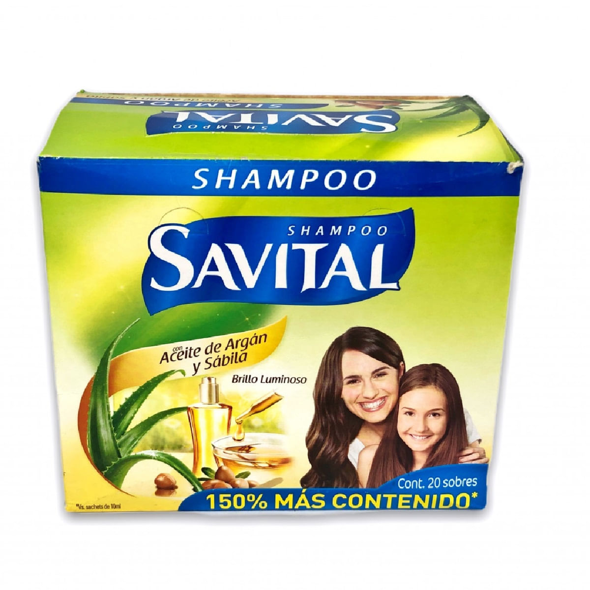SHAMPOO SAVITAL CON ACEITE DE ARGAN CAJA X 20 SOBRES ...