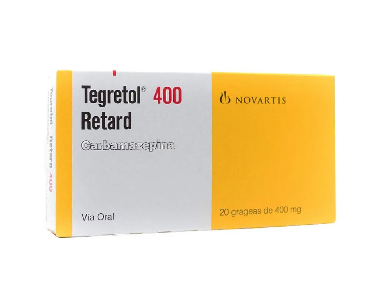 TEGRETOL RETARD 400 MG CAJA X 20 CAP