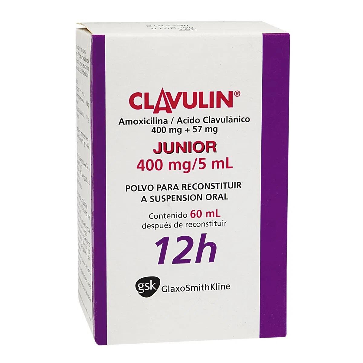 CLAVULIN JUNIOR 400/57MG FRASCO X 60 ML