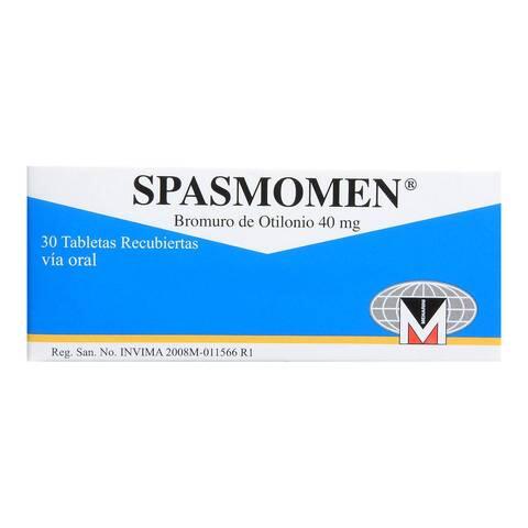 SPASMOMEN 40 MG CAJA X 30 TABL