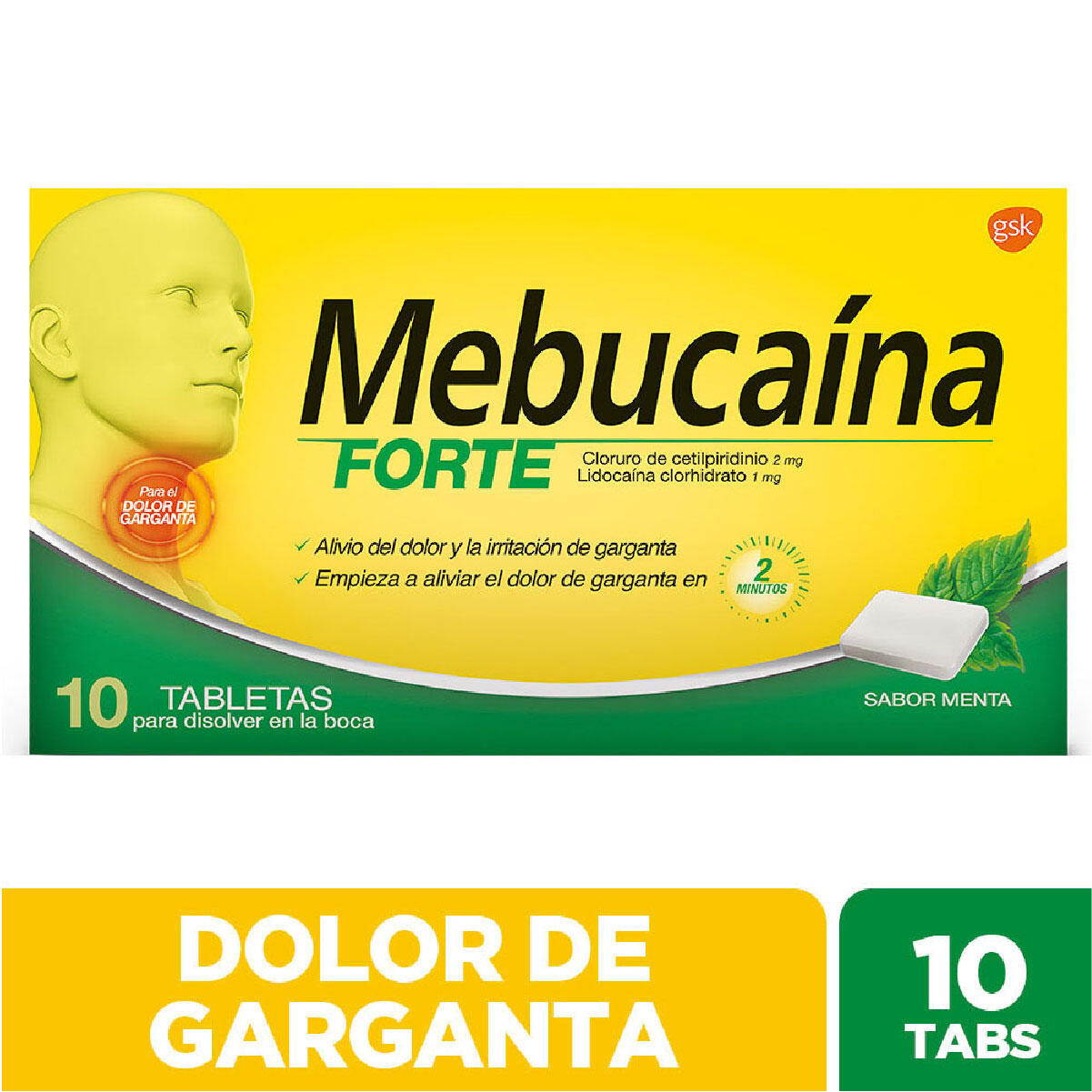 MEBUCAINA FORTE CAJA X 10 TABL