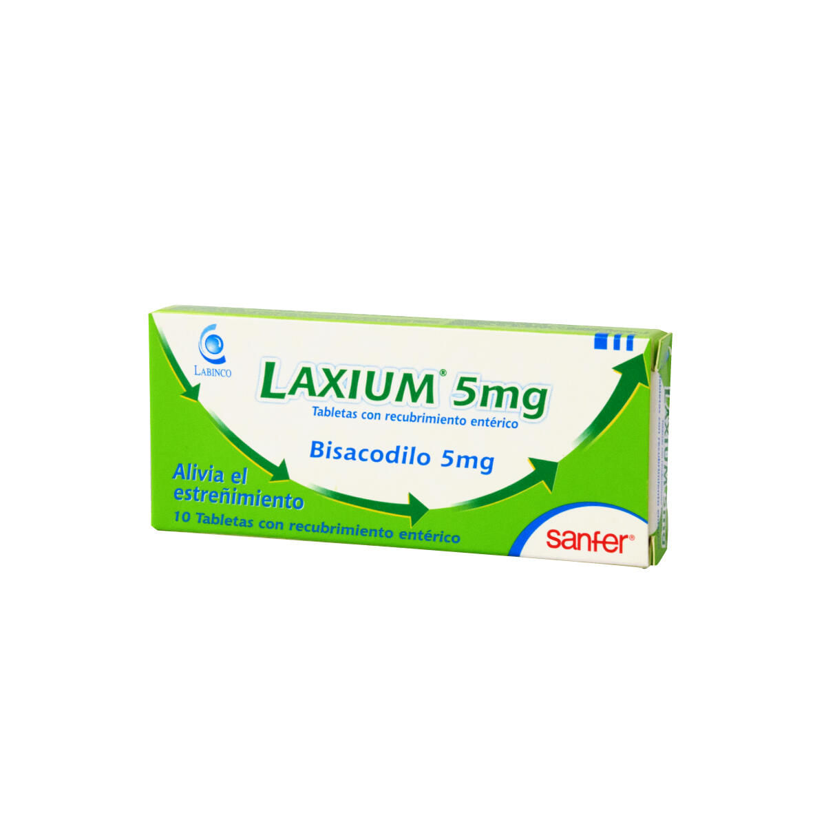 LAXIUM (BISACODILO) 5 MG CAJA X 10 TABL