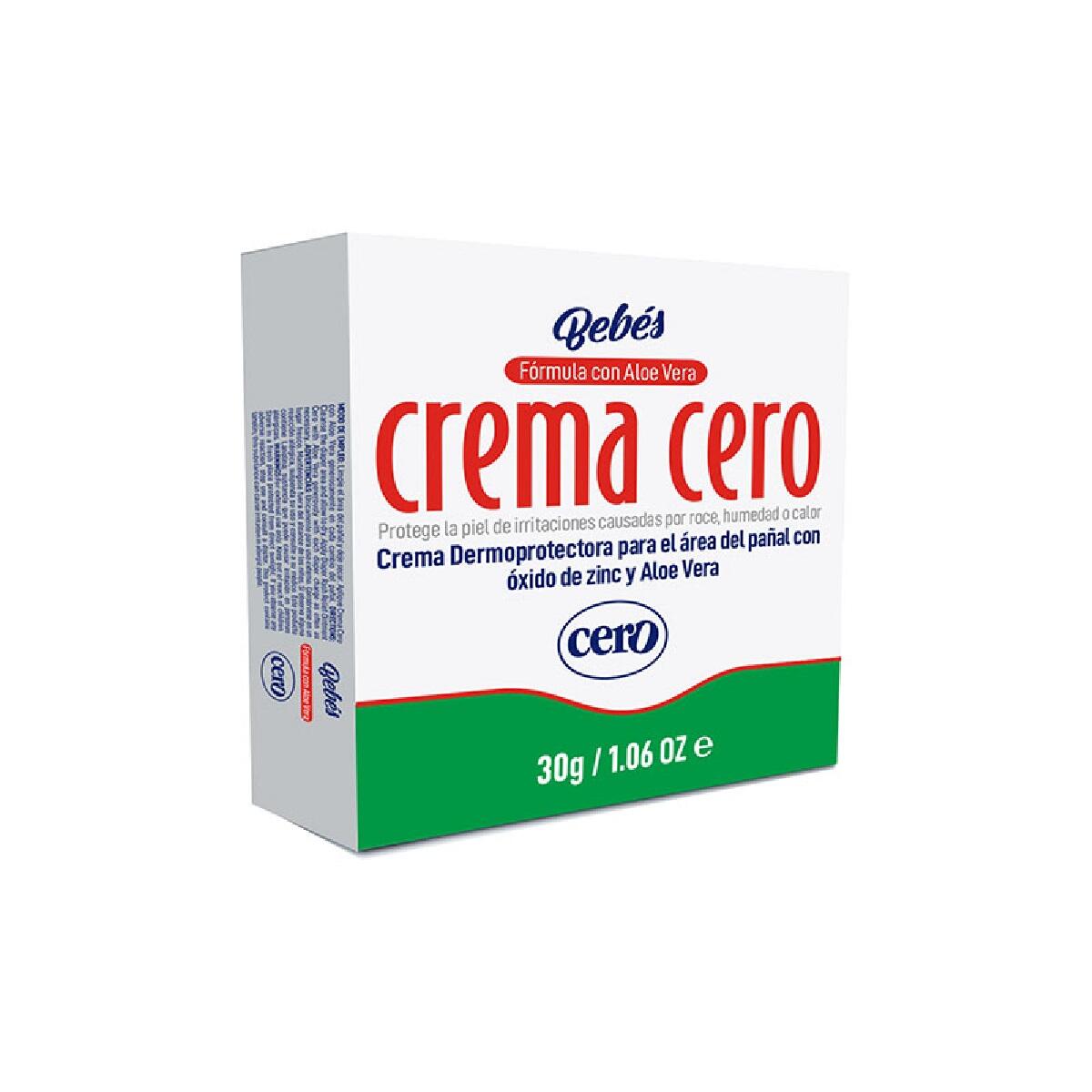 CREMA CERO ALOE VERA FRASCO X 30 GR