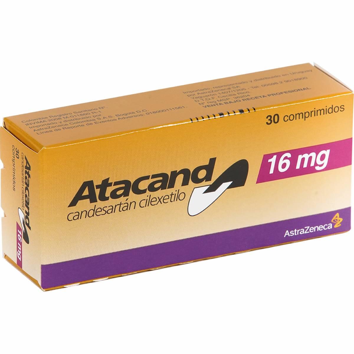ATACAND 16 MG CAJA X 30 TABL