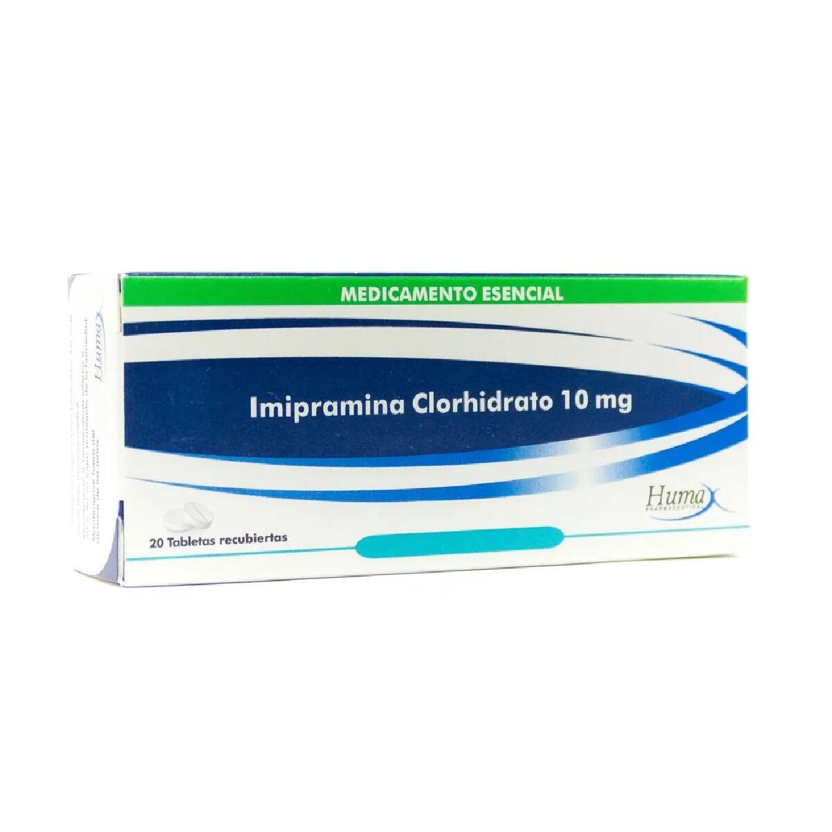 IMIPRAMINA 10 MG CAJA X 20 TABL