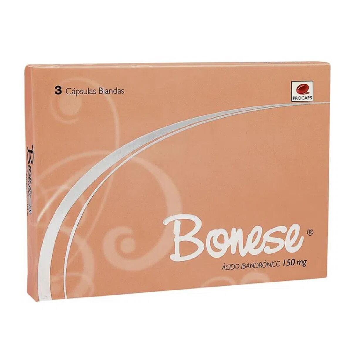 BONESE 150 MG CAJA X 3 CAP