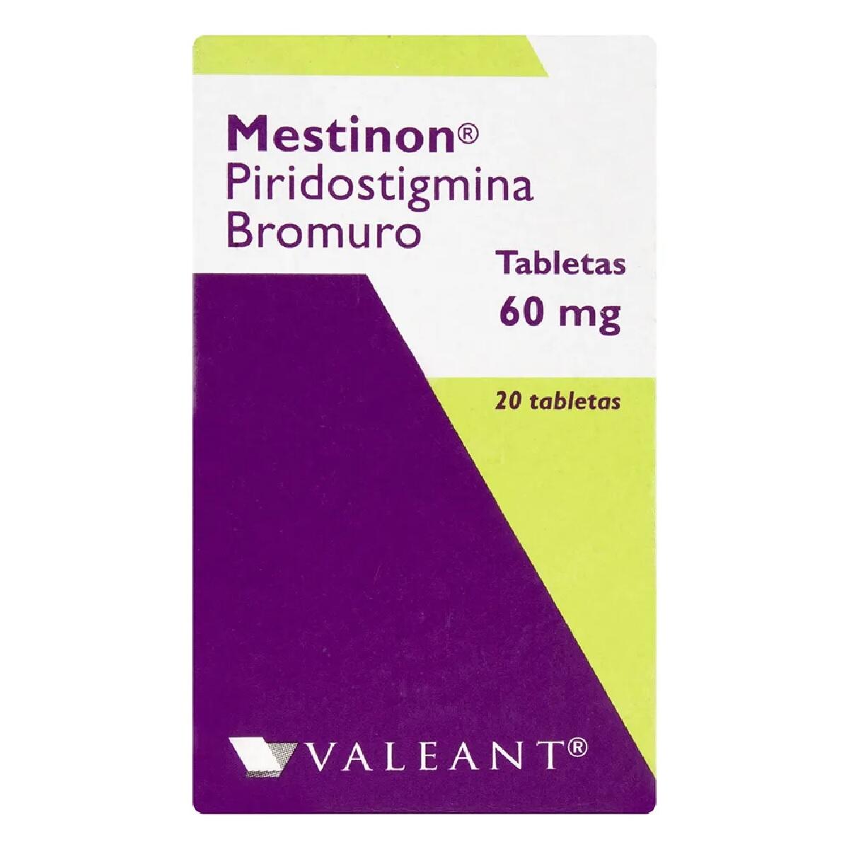 MESTINON 60 MG CAJA X 20 TABL