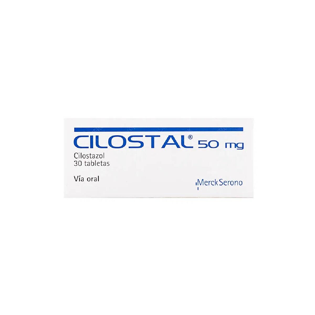 CILOSTAL 50 MG CAJA X 30 TABL