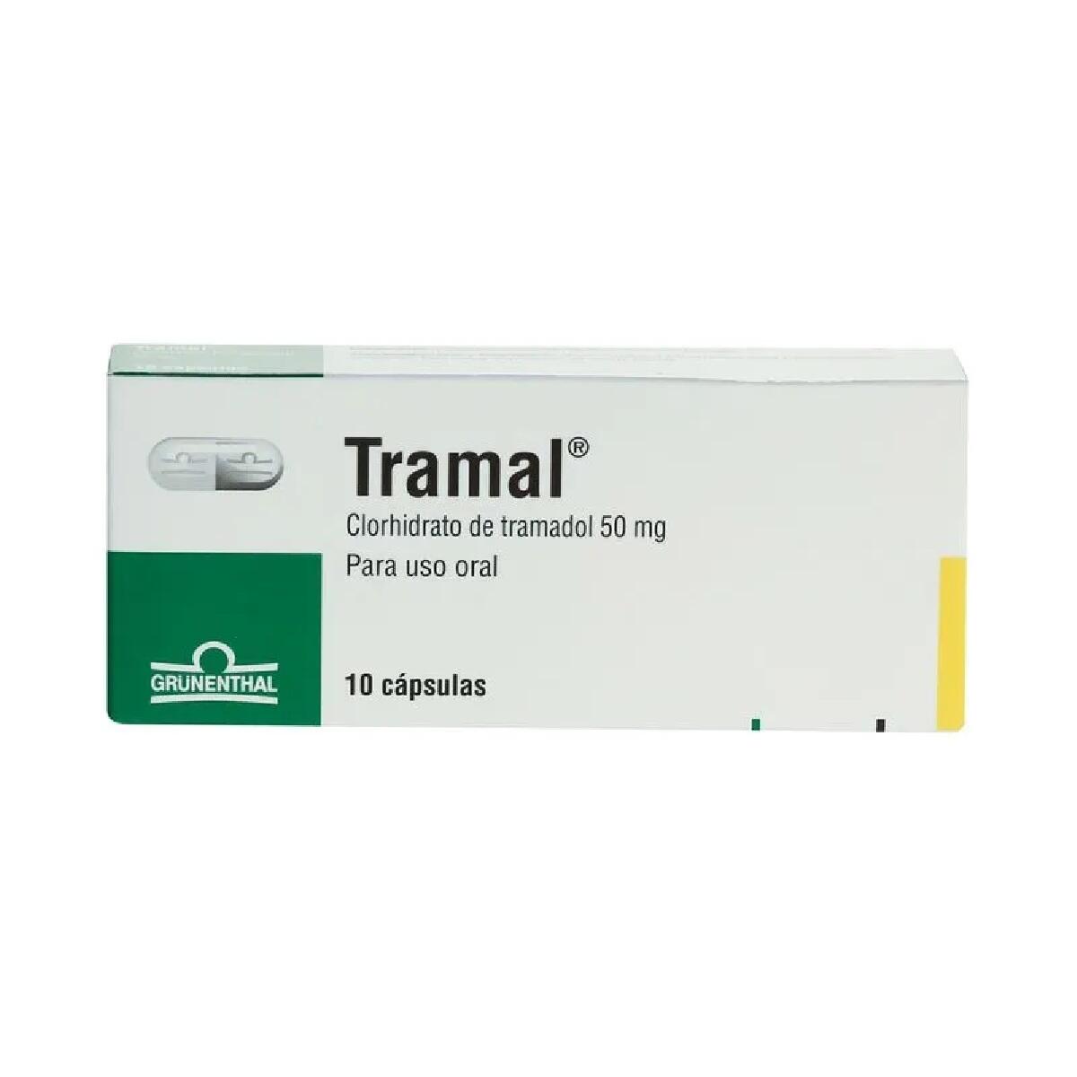 TRAMAL 50 MG CAJA X 10 CAP.