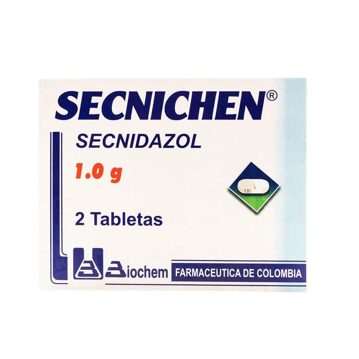 SECNICHEM 1 GR CAJA X 2 TABL