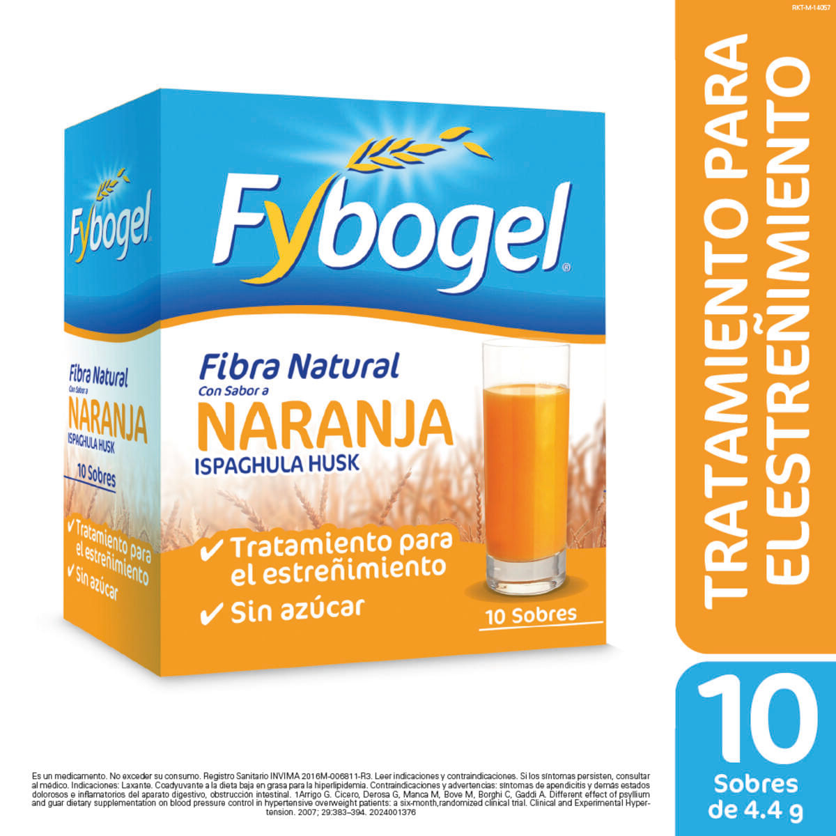 FYBOGEL GRANULADO NARANJA CAJA X 10 SOBRES