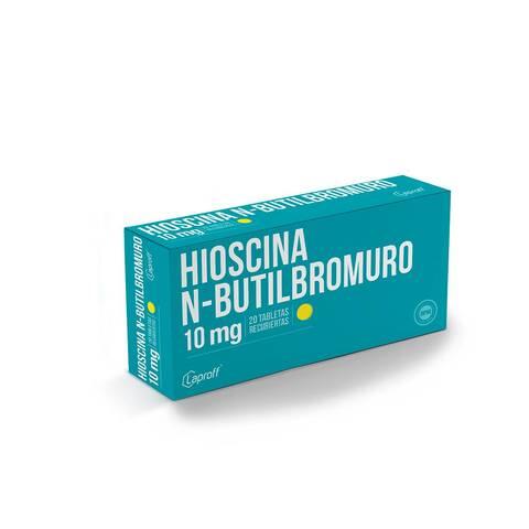 HIOSCINA N-BUTILBROMURO 10 MG CAJA X 20 TABL