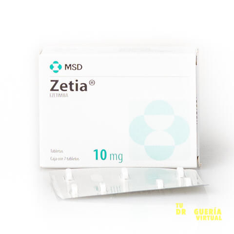 ZETIA 10 MG CAJA X 7 TABL