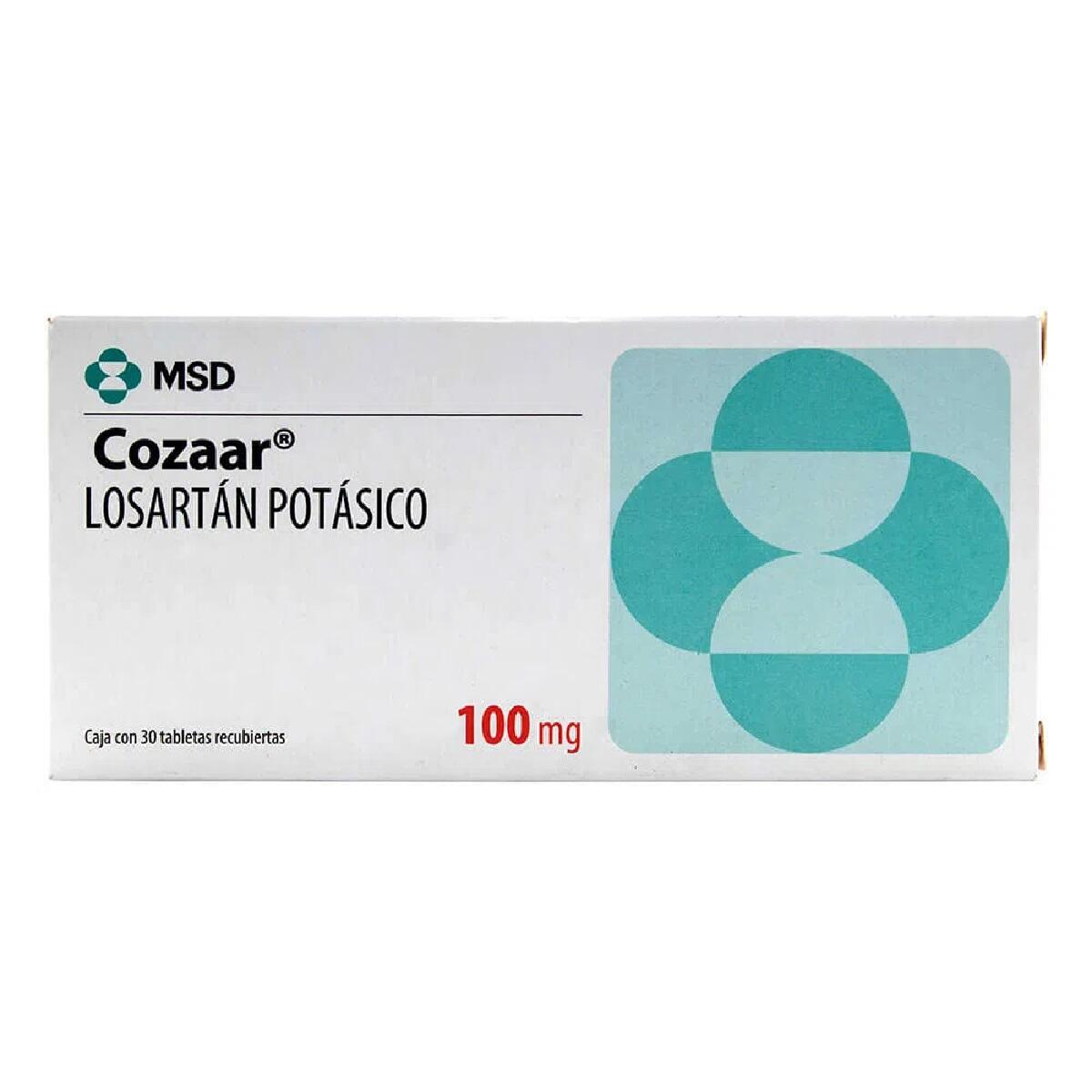 COZAAR 100 MG CAJA X 30 TABL