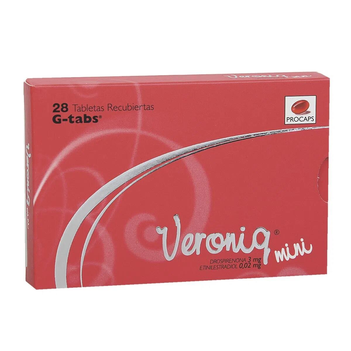 VERONIQ MINI CAJA X 28 TABL