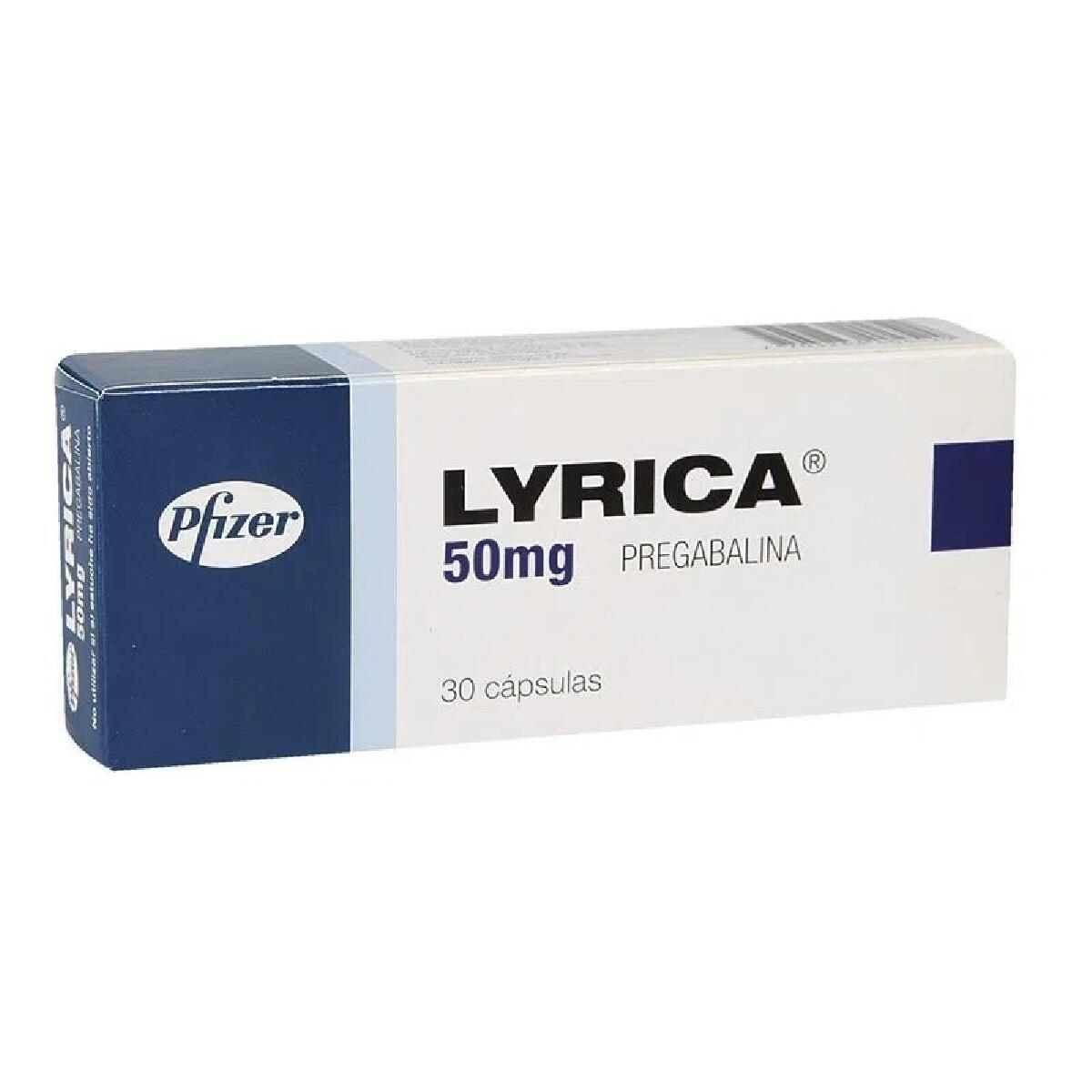 LYRICA 50 MG CAJA X 30 CAP