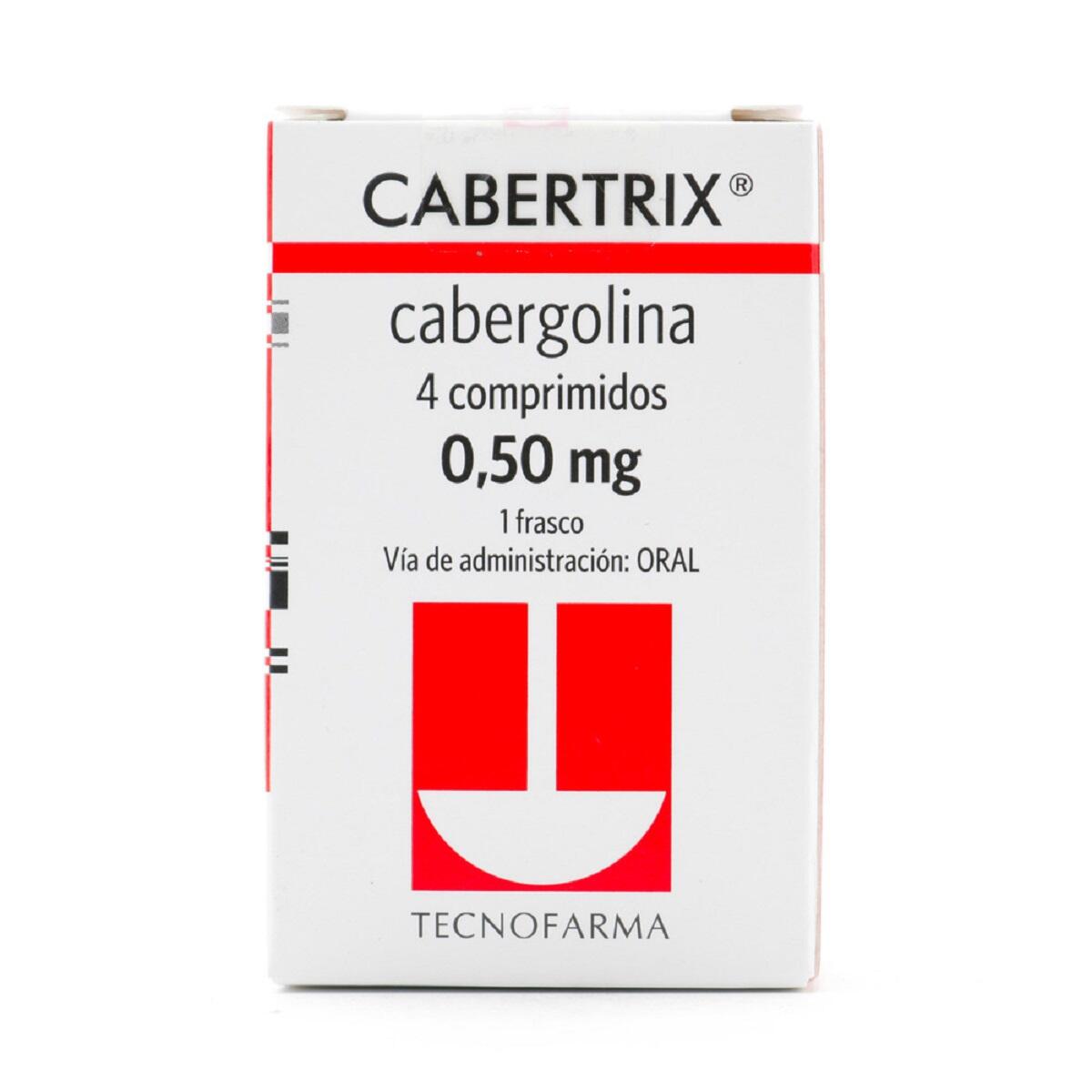CABERTRIX 0.5 MG CAJA X 4 COMP
