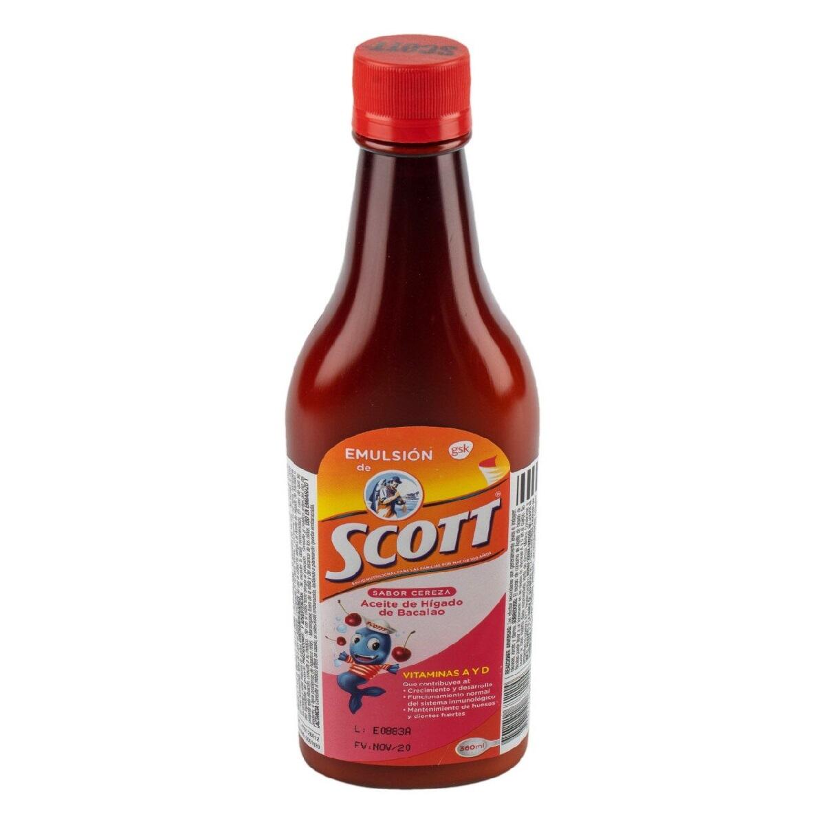 EMULSION DE SCOTT CEREZA FRASCO X 360 ML