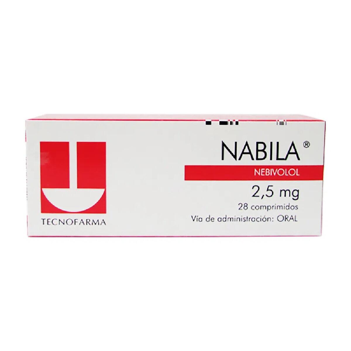 NABILA 2.5 MG CAJA X 28 COMP