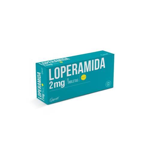 LOPERAMIDA 2 MG CAJA X 6 TABS