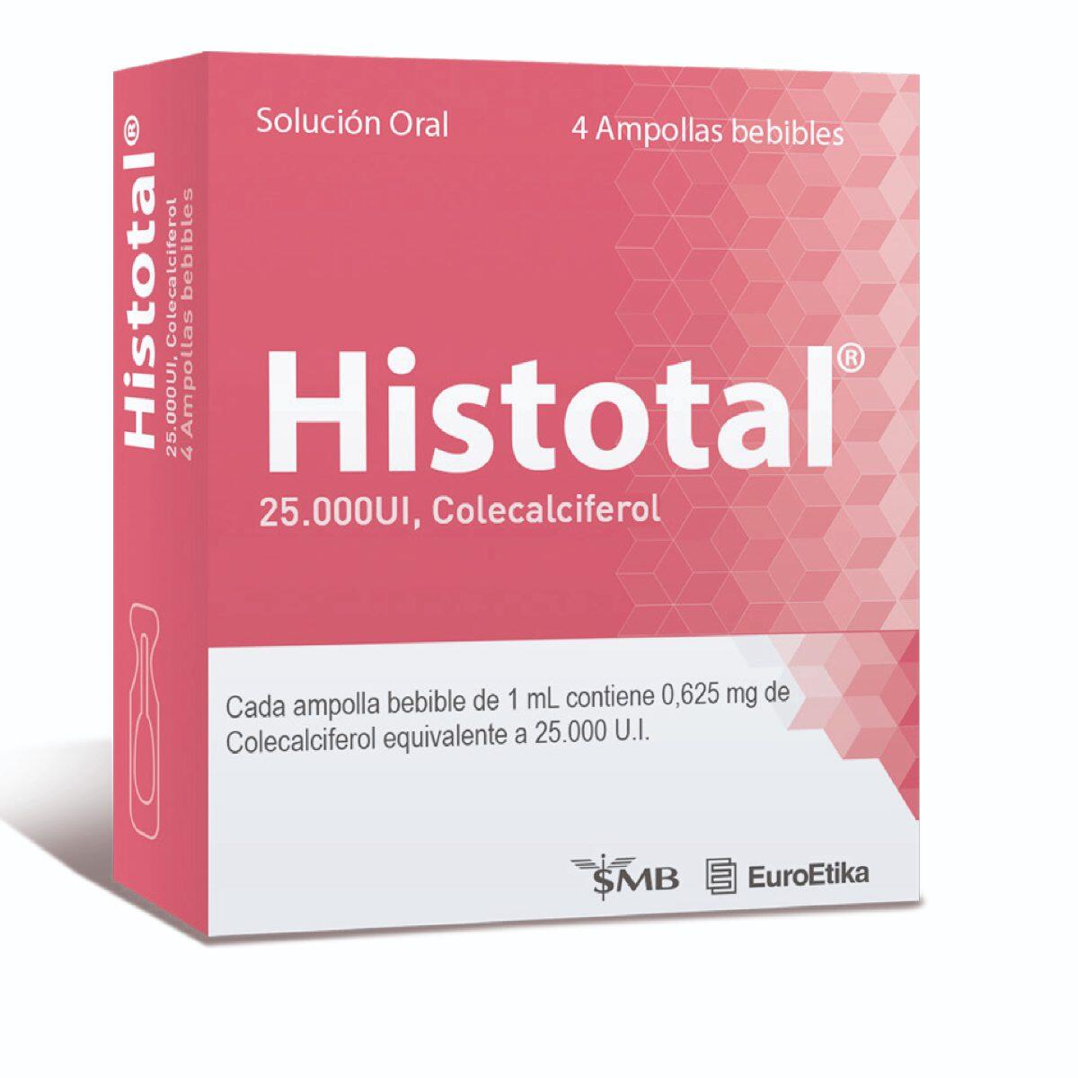 HISTOTAL CAJA X 4 AMPOLLAS BEBIBLES