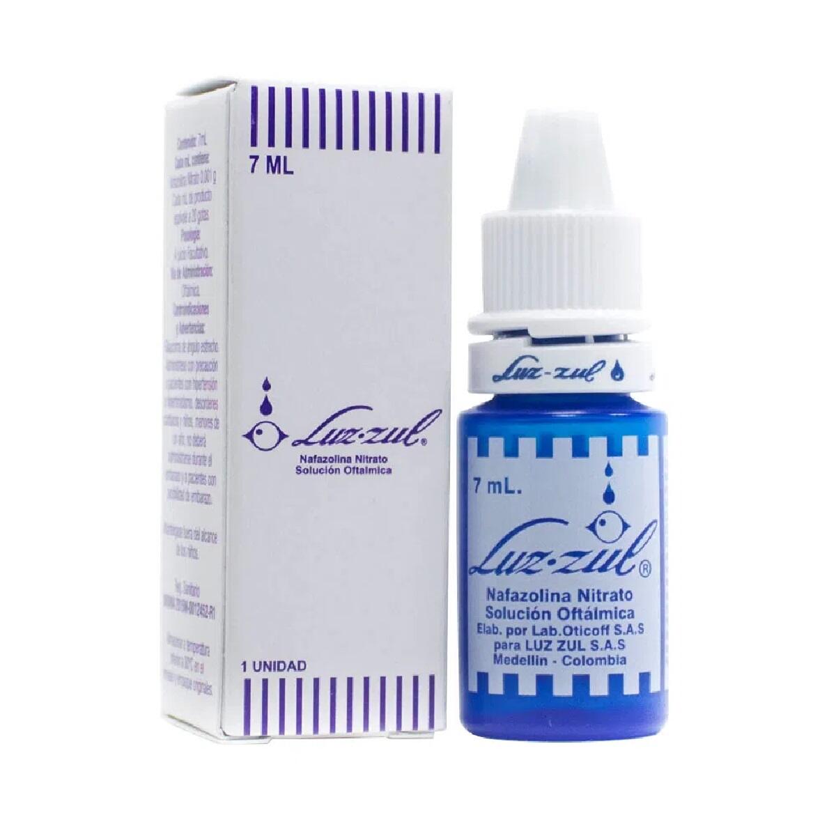 LUZ ZUL SOLUCION OFTALMICA FRASCO X 7 ML