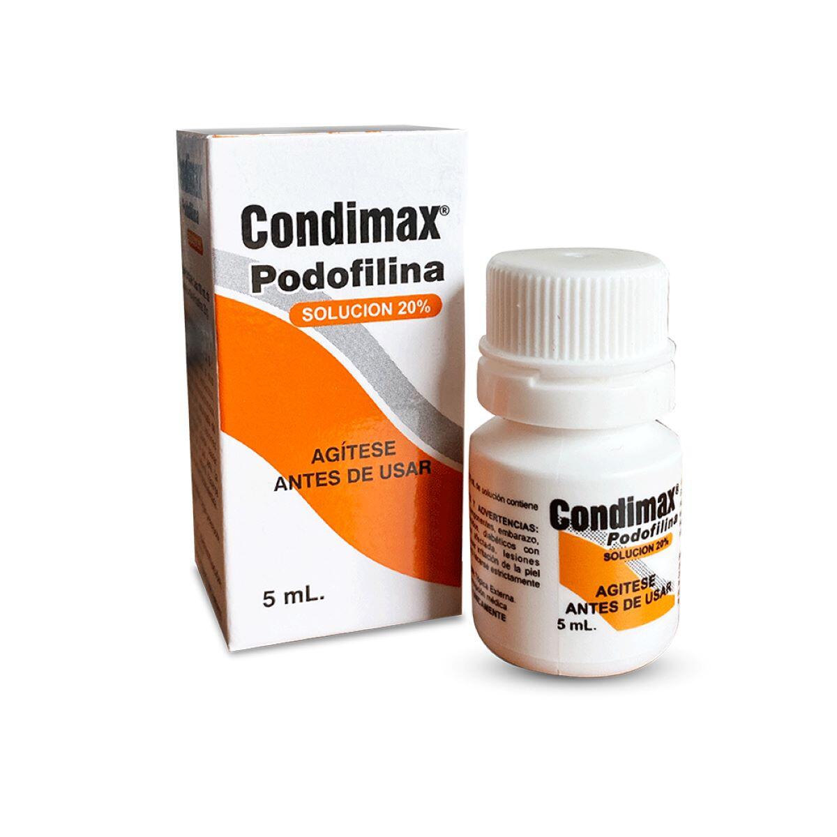CONDIMAX (PODOFILINA) SOLUCION FRASCO X 5 ML