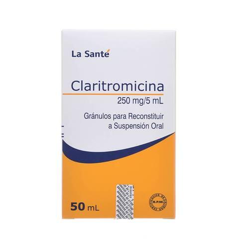 CLARITROMICINA 250 MG FRASCO X 50 ML