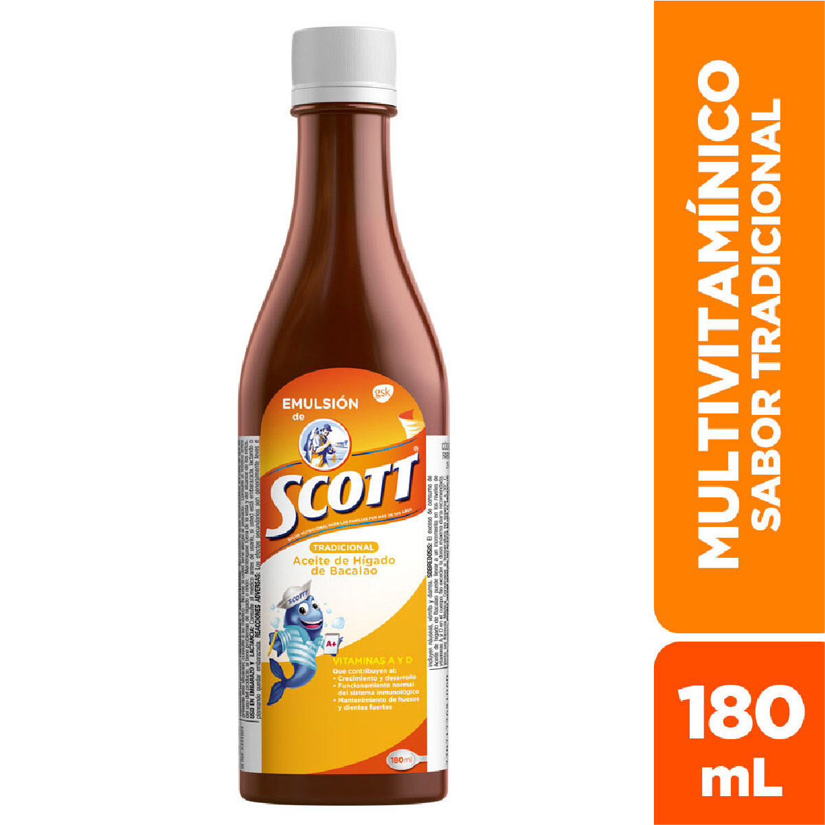 EMULSION DE SCOTT FRASCO X 180 ML