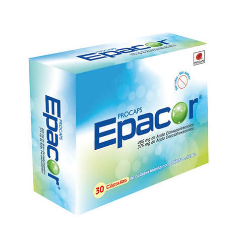 EPACOR 840 MG CAJA X 30 CAP
