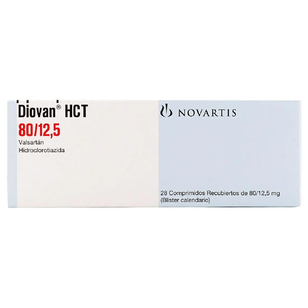 Compra Diovan Hct 80/12.5 Mg Caja X 28 Tabletas | TDV