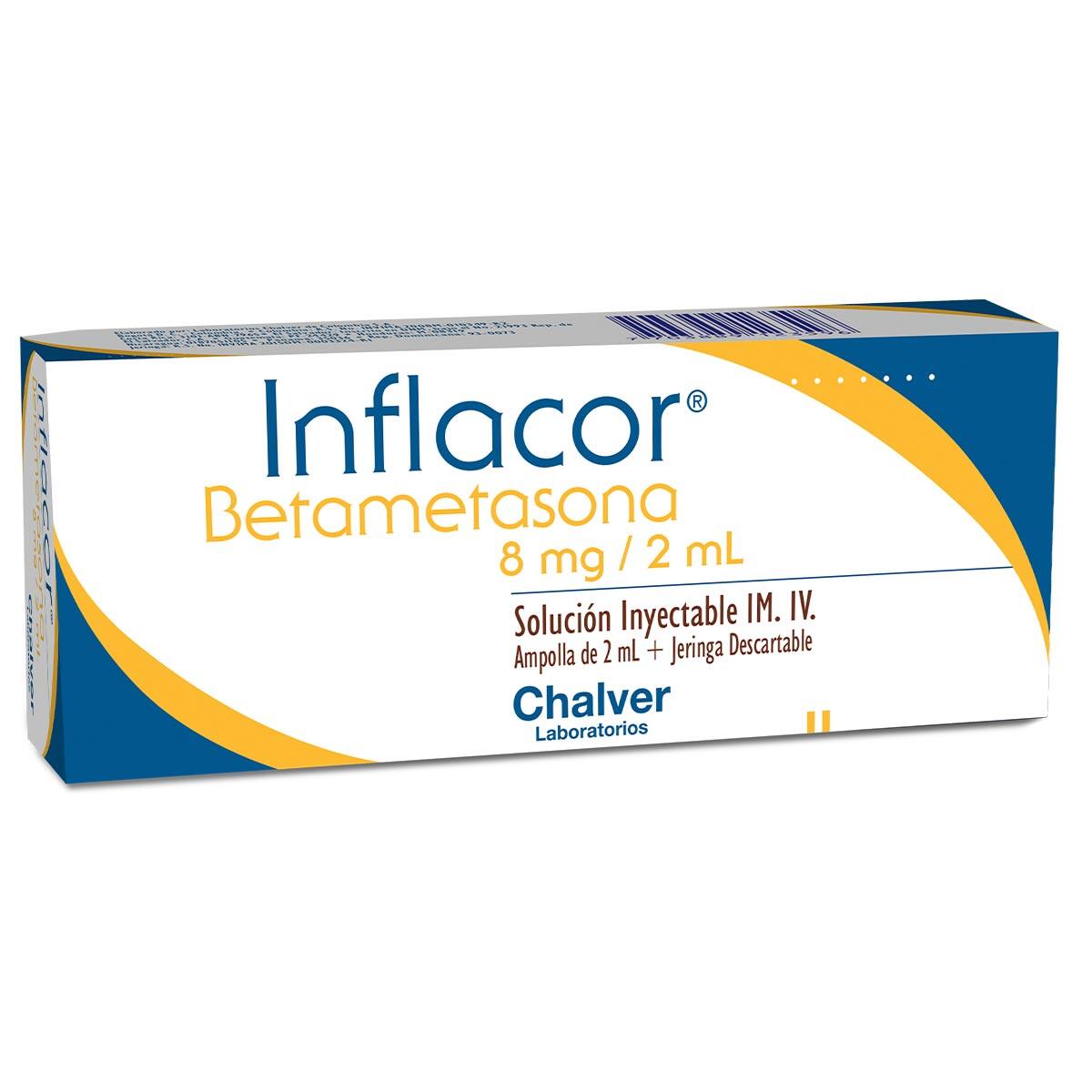 INFLACOR 8 MG CAJA X 2 ML AMP + JER - tudrogueriavirtual