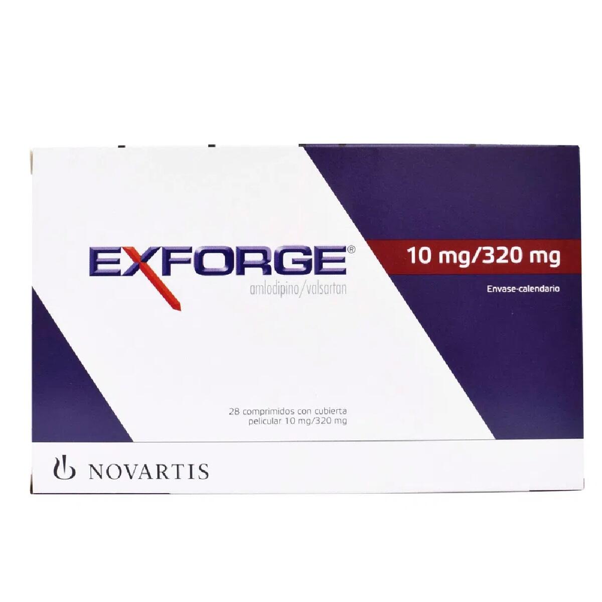 EXFORGE 10/320 MG CAJA X 28 TABL - Salud, Medicamentos, Higiene y ...