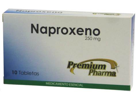 NAPROXENO 250 MG CAJA X 10 TABL PREMIUM PHARMA
