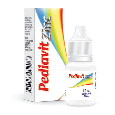 PEDIAVIT ZINC GOTAS FRASCO X 10 ML