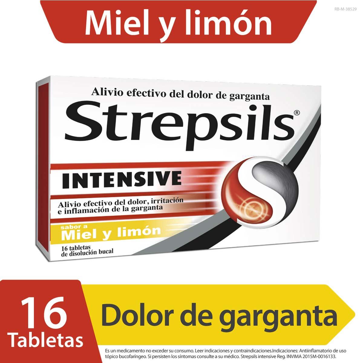 STREPSILS INTENSIVE CAJA X 16 TABL