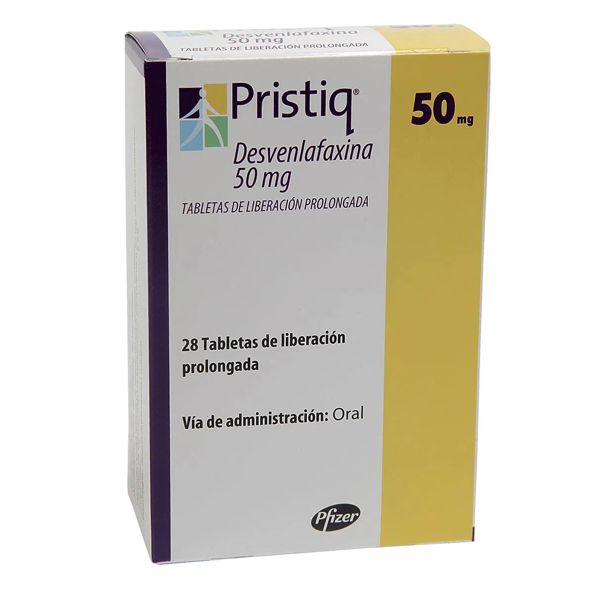 PRISTIQ 50 MG CAJA X 28 TABL